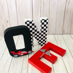 Race Cars Theme Party Decorative Letters Birthday Party Boys Party ...