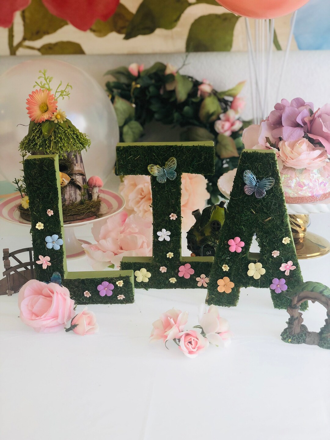 Enchanted Forest Numbers /letters Enchanted Garden Party, Birthday ...