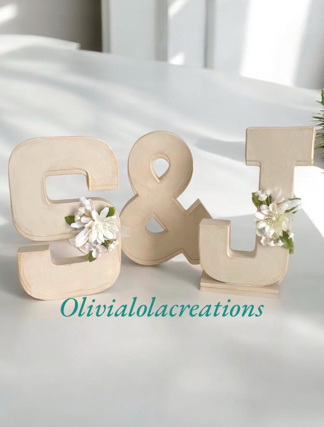 Wedding Letters Initials Letters for Wedding, Bridal Shower, Birthdays ...