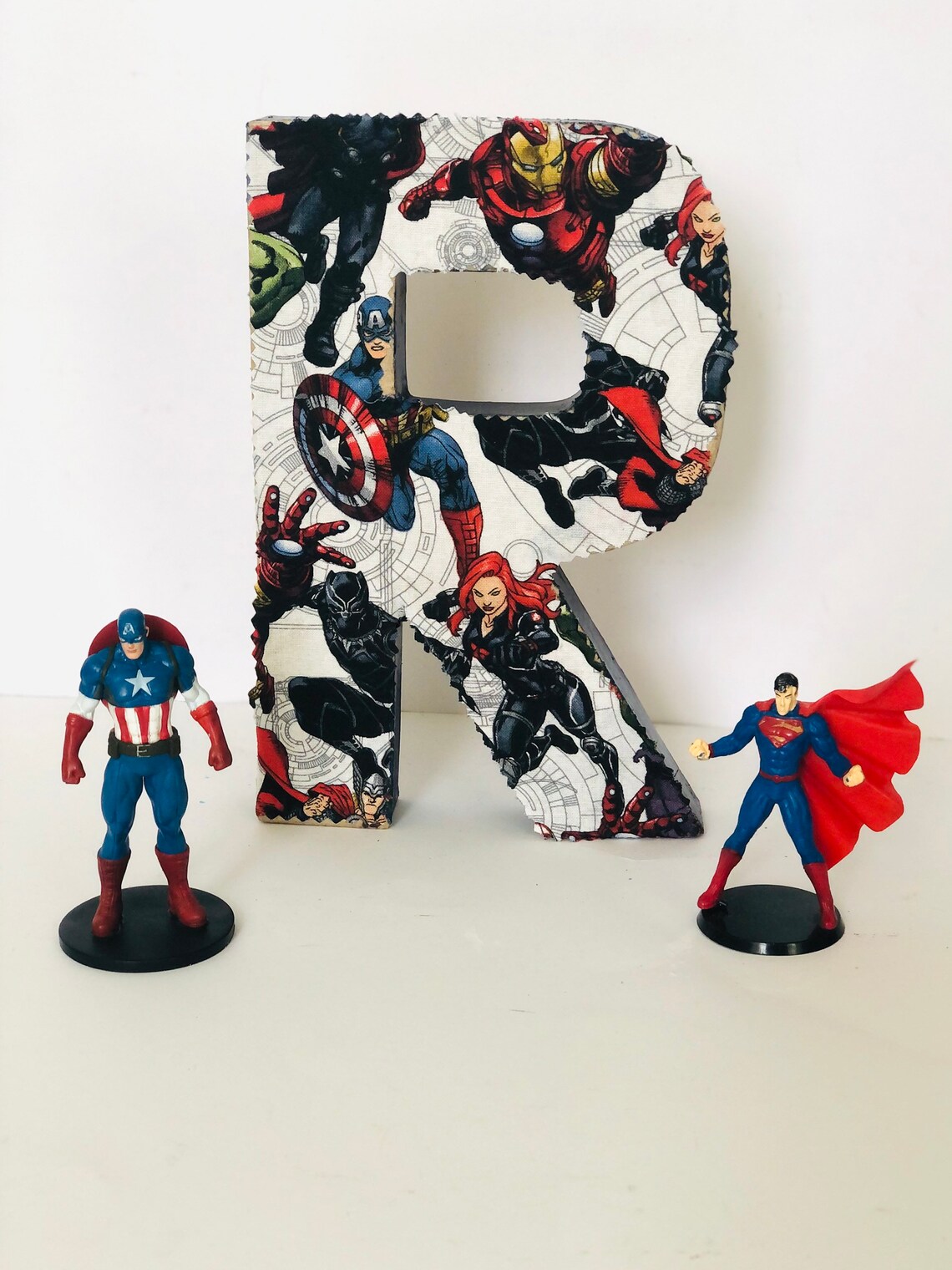 Superheroes Theme Numbers Super Heros Birthdays Room Decor - Etsy