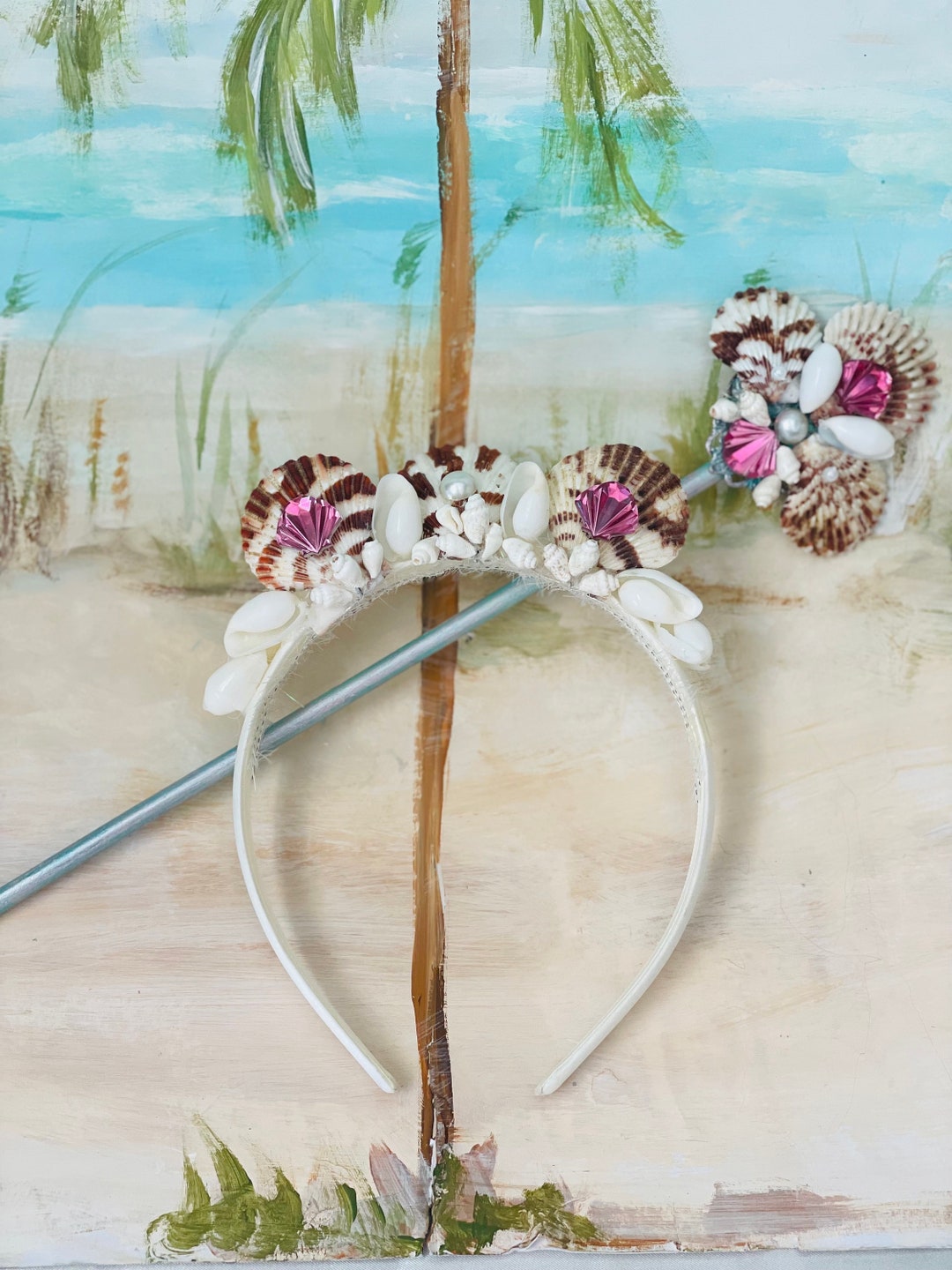 Mermaid Costume Set Mermaid Crown and Wand Accessories Mermaid Party ...