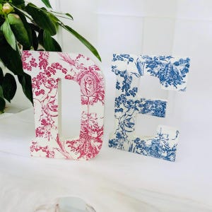 Shabby Chic Letters Wood Alphabet Letters Room Decor Party Decor - Etsy