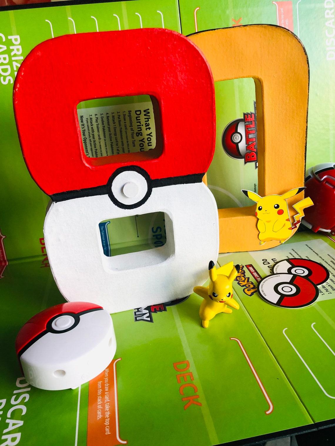 Pokemon Birthday Numbers Pikachu Numbers Age Birthday Decor - Etsy