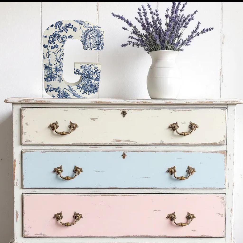 Shabby Chic Letters Wood Alphabet Letters Room Decor Party Decor - Etsy