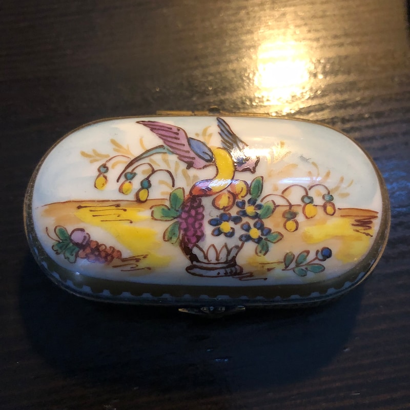 Limoge Trinket Box - Etsy