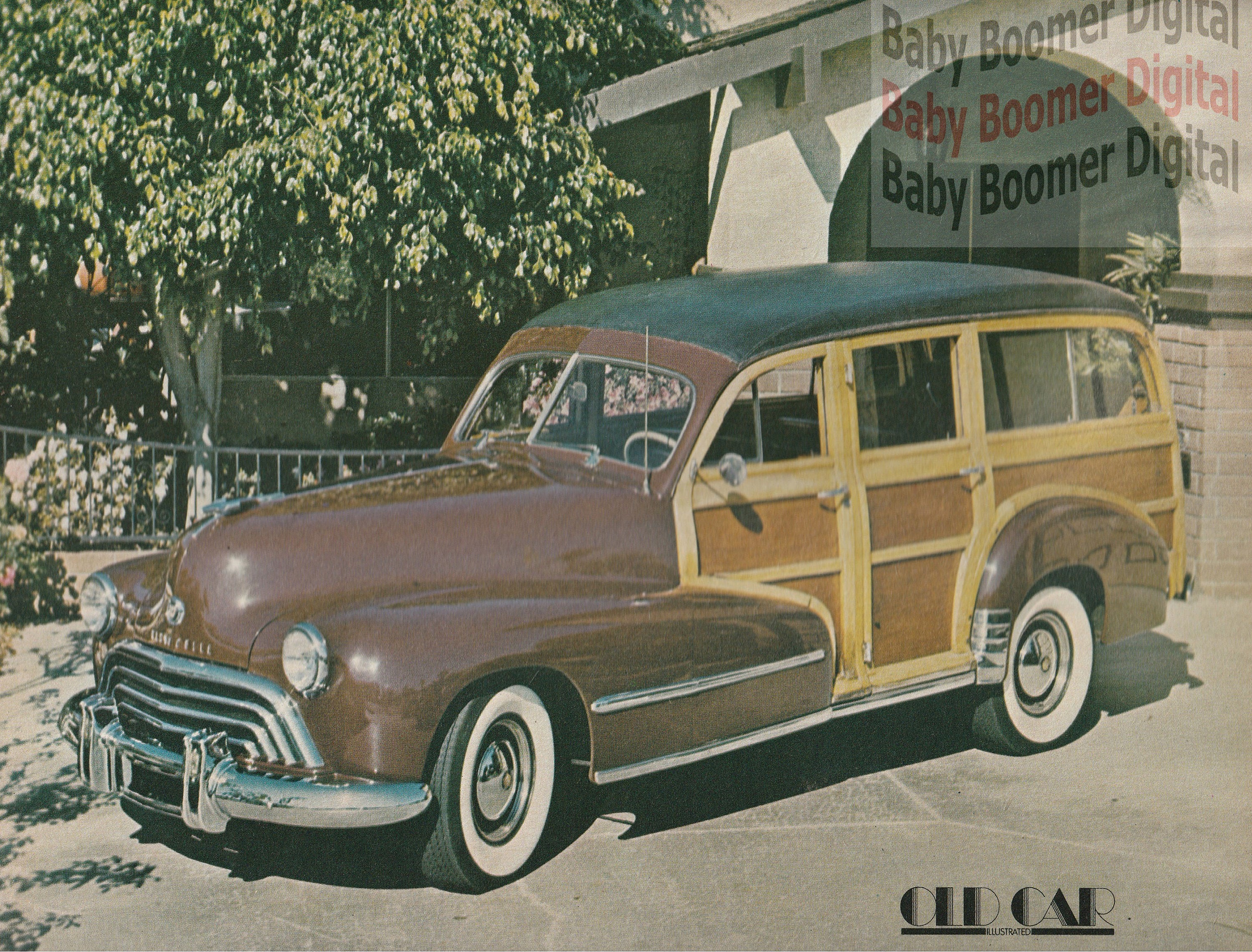 1948 Oldsmobile Station Wagon Color Photo From Old Car Magazine 1977 ...