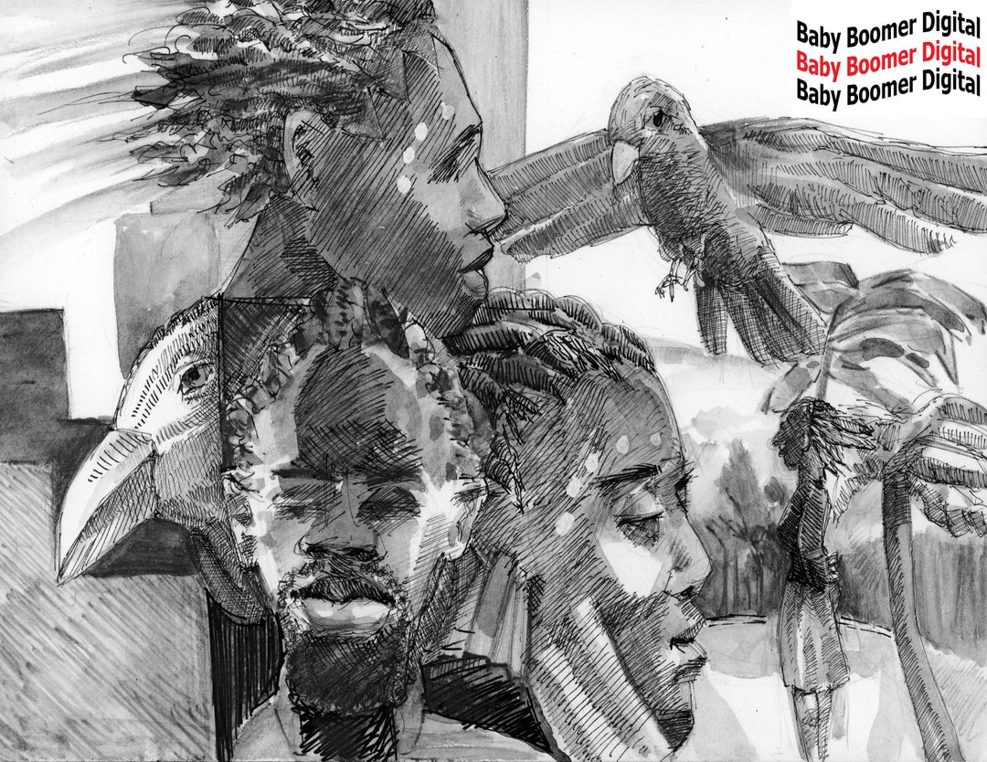 Just My Imagination Pen and Ink Drawing by Ray Horner Jr. #inktober2023 ...