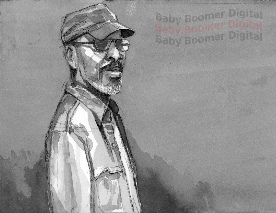Inktober 2023 Pen and Ink Wash Drawing by Ray Horner Jr. Called ...