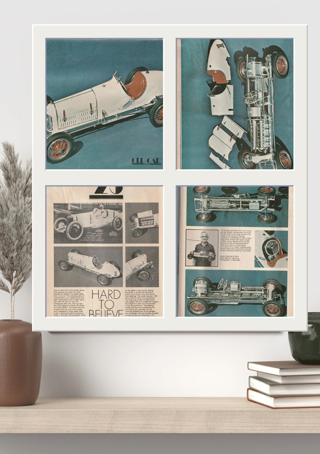 1923 Indy 500 Winner Blueprint, Vintage Model Car Plans (digital ...