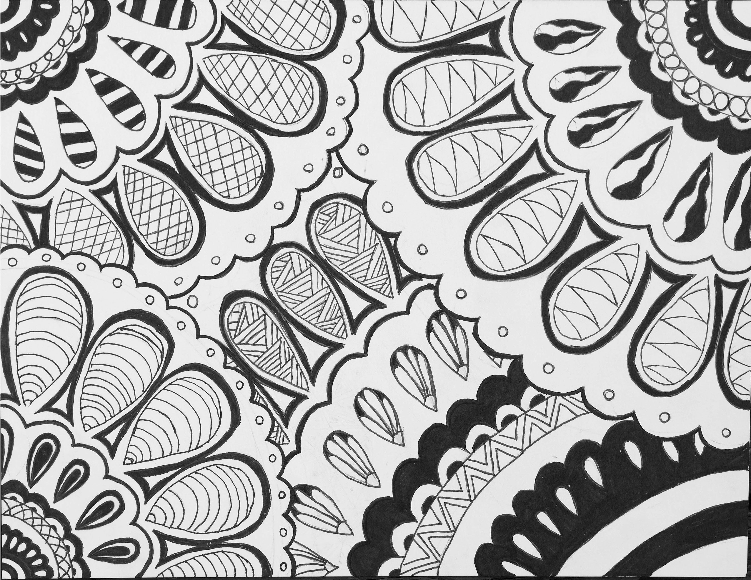 Digital Coloring Page Matrix Instant Download 8.5x11 Creative ...