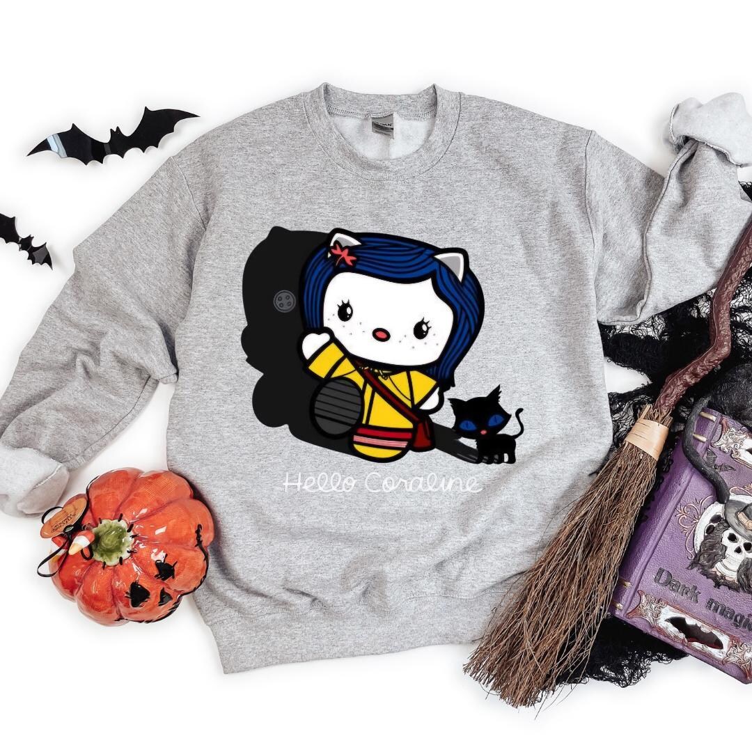Hello Kitty Coraline Crewneck - Etsy