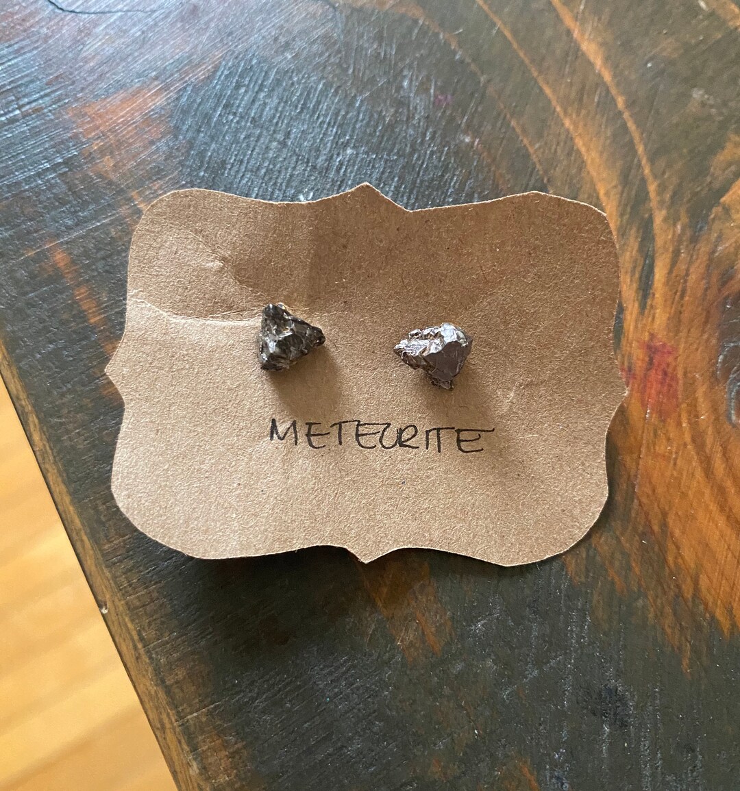 Meteorite Earrings - Etsy