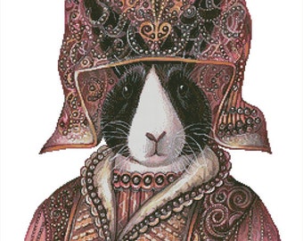 Rabbit Cross Stitch | Etsy