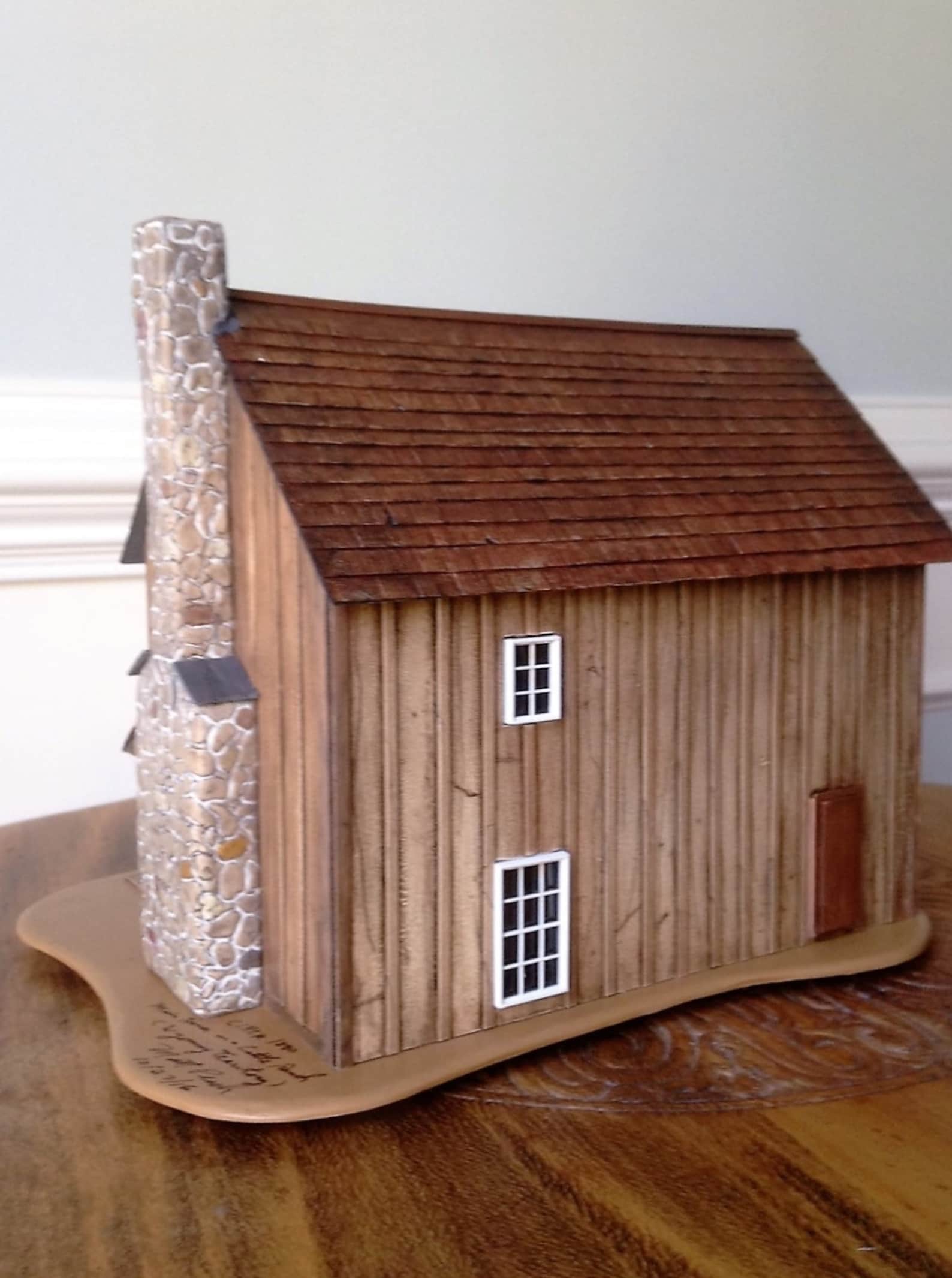 Miniature Cattle Ranch House - O Scale & 1/4 Scale-circa 1880 Wyoming ...