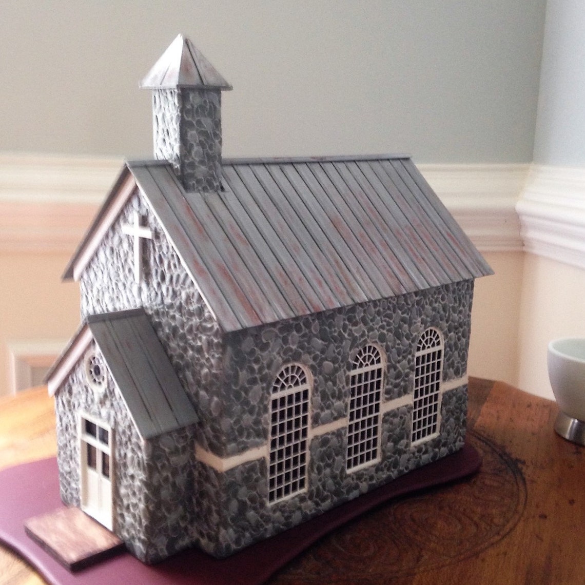 SOLD Miniature Country Church-o / 1/4 Scale-circa 1870 Early America ...
