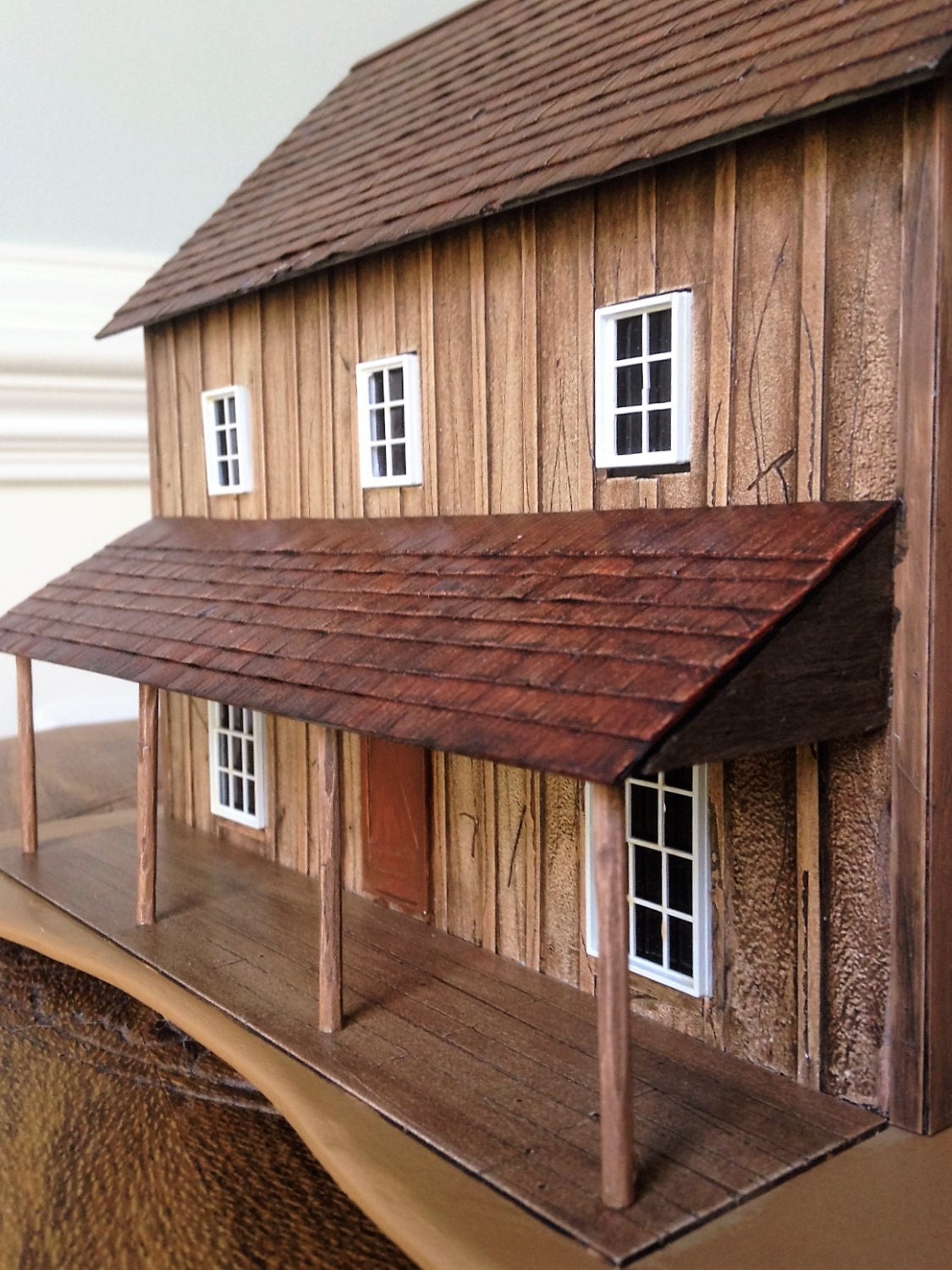 Miniature Cattle Ranch House - O Scale & 1/4 Scale-circa 1880 Wyoming ...