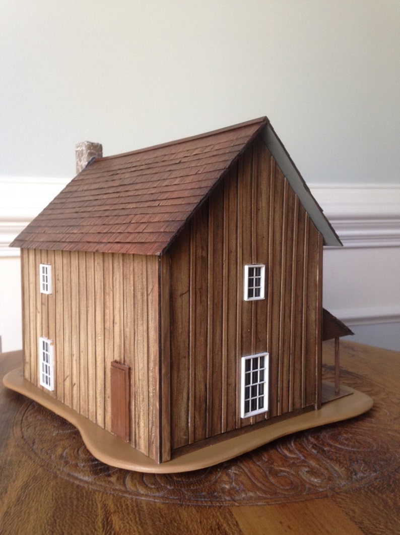 Miniature Cattle Ranch House - O Scale & 1/4 Scale-circa 1880 Wyoming ...