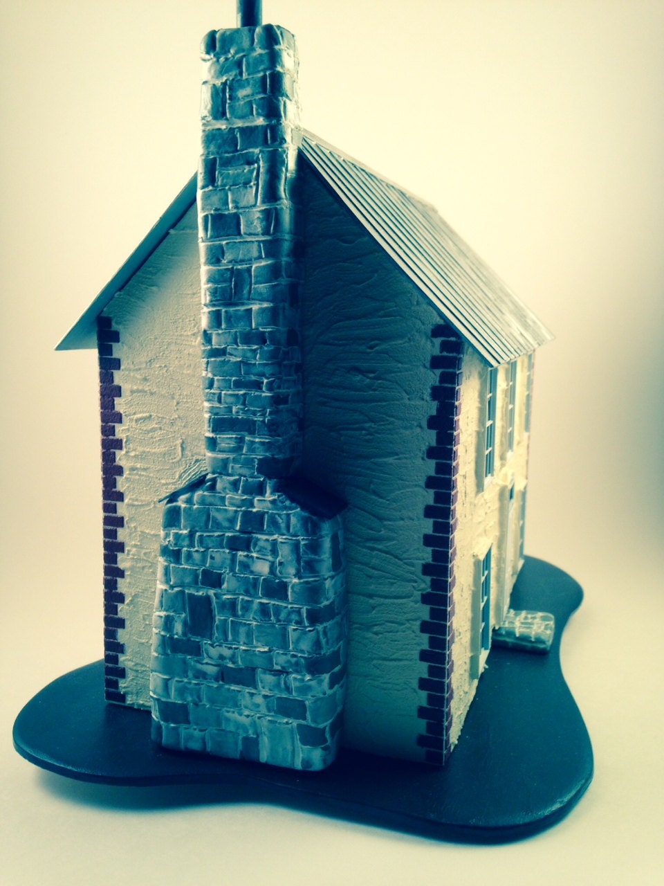 Miniature Farmhouse O Scale & 1/4 Scale-circa 1760 Colonial America ...