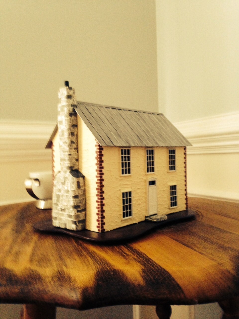 Miniature Farmhouse O Scale & 1/4 Scale-circa 1760 Colonial America ...