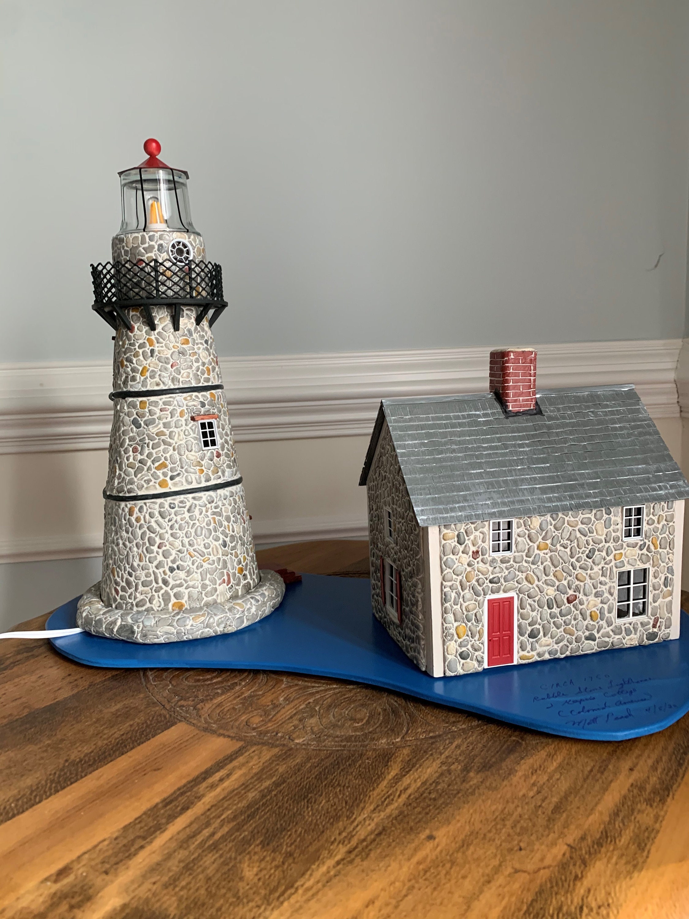 Lighthouse & Keepers Cottage – CIRCA 1750 – 0, 1/4 Scale Miniature ...