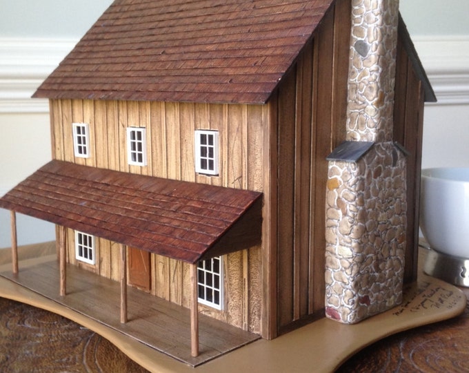 Miniature Cattle Ranch House O Scale & 1/4 Scale-circa 1880 - Etsy