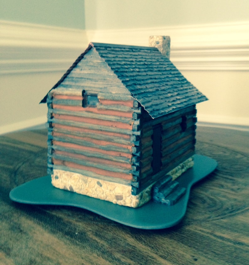 SOLD Miniature Log Cabin O Scale & 1/4 Scale-circa 1825 Louisiana ...