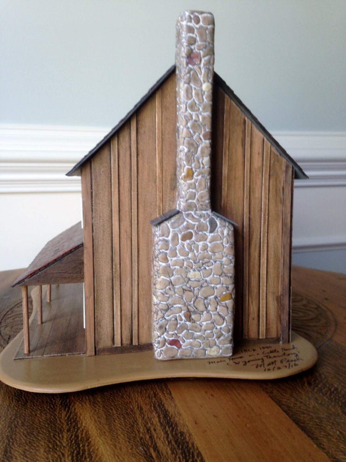 Miniature Cattle Ranch House - O Scale & 1/4 Scale-circa 1880 Wyoming ...