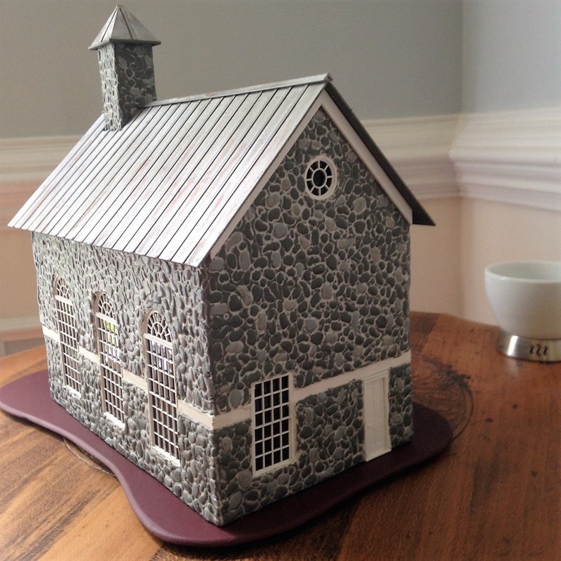 SOLD Miniature Country Church-o / 1/4 Scale-circa 1870 Early America ...