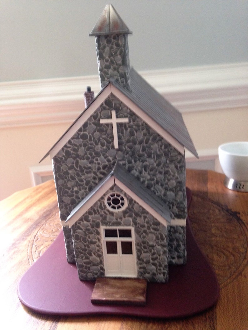 SOLD Miniature Country Church-o / 1/4 Scale-circa 1870 Early America ...