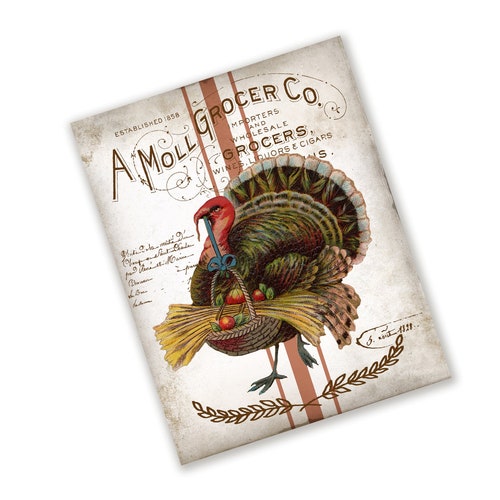 Rustic Turkey Wreath Signs Thanksgiving Signs for Wreaths - Etsy