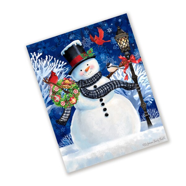 Blue Snowman Decor - Etsy