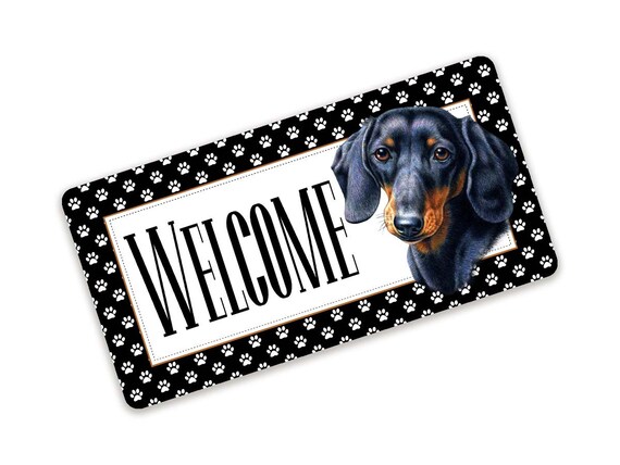 Dachshund Welcome Metal Wreath for Dog Wreaths Gifts for Dog | Etsy