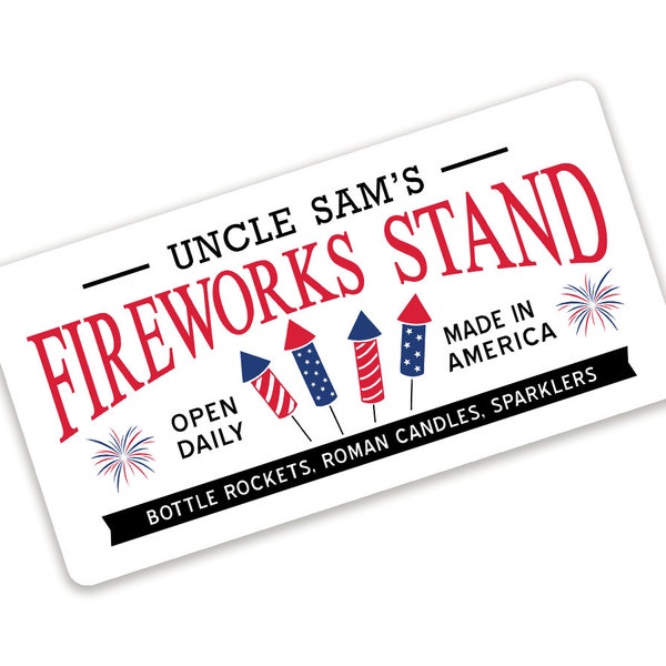 Uncle Sam Fireworks - Etsy