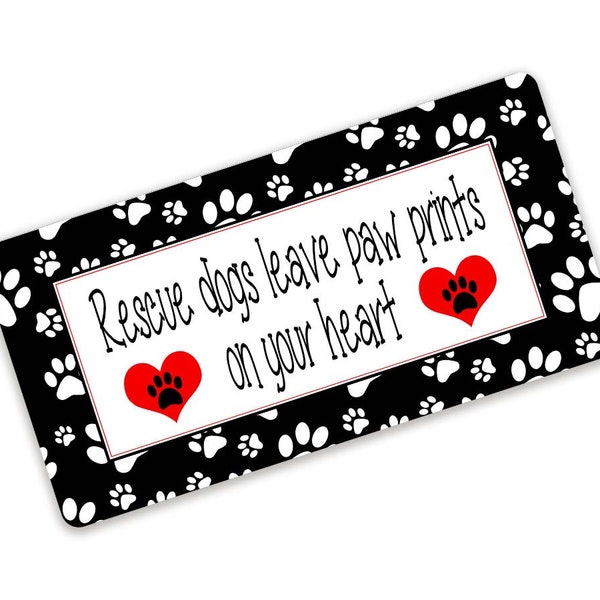 Rescue Dog Sign - Etsy