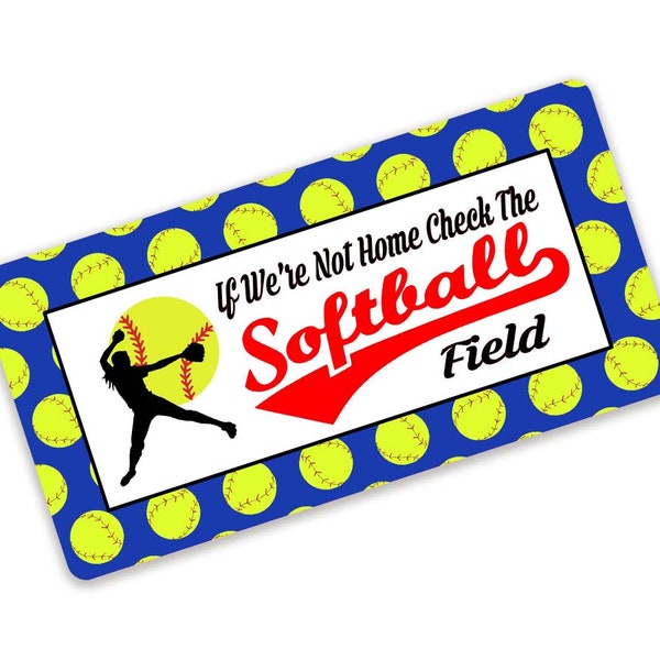Metal Softball Signs - Etsy