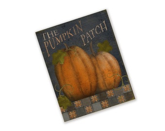 Primitive Fall Sign | Etsy