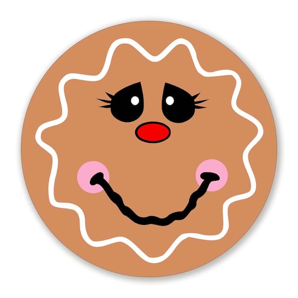 Gingerbread Face - Etsy
