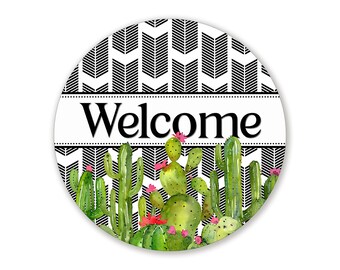 Cactus Welcome Sign | Etsy