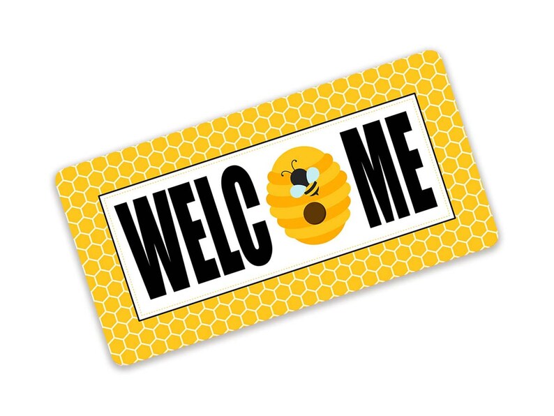 Bumble Bee Beehive Welcome Sign Bumble Bee Wreath Sign - Etsy