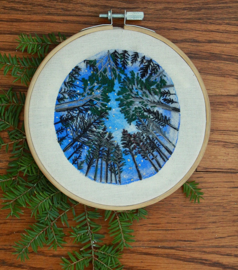 Forest Hand Embroidery - Etsy