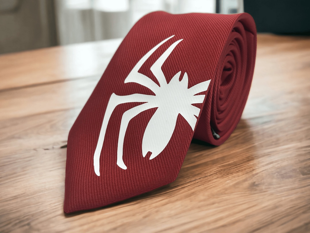 Spider-man Silk Slim Tie – Superhero Necktie - Etsy
