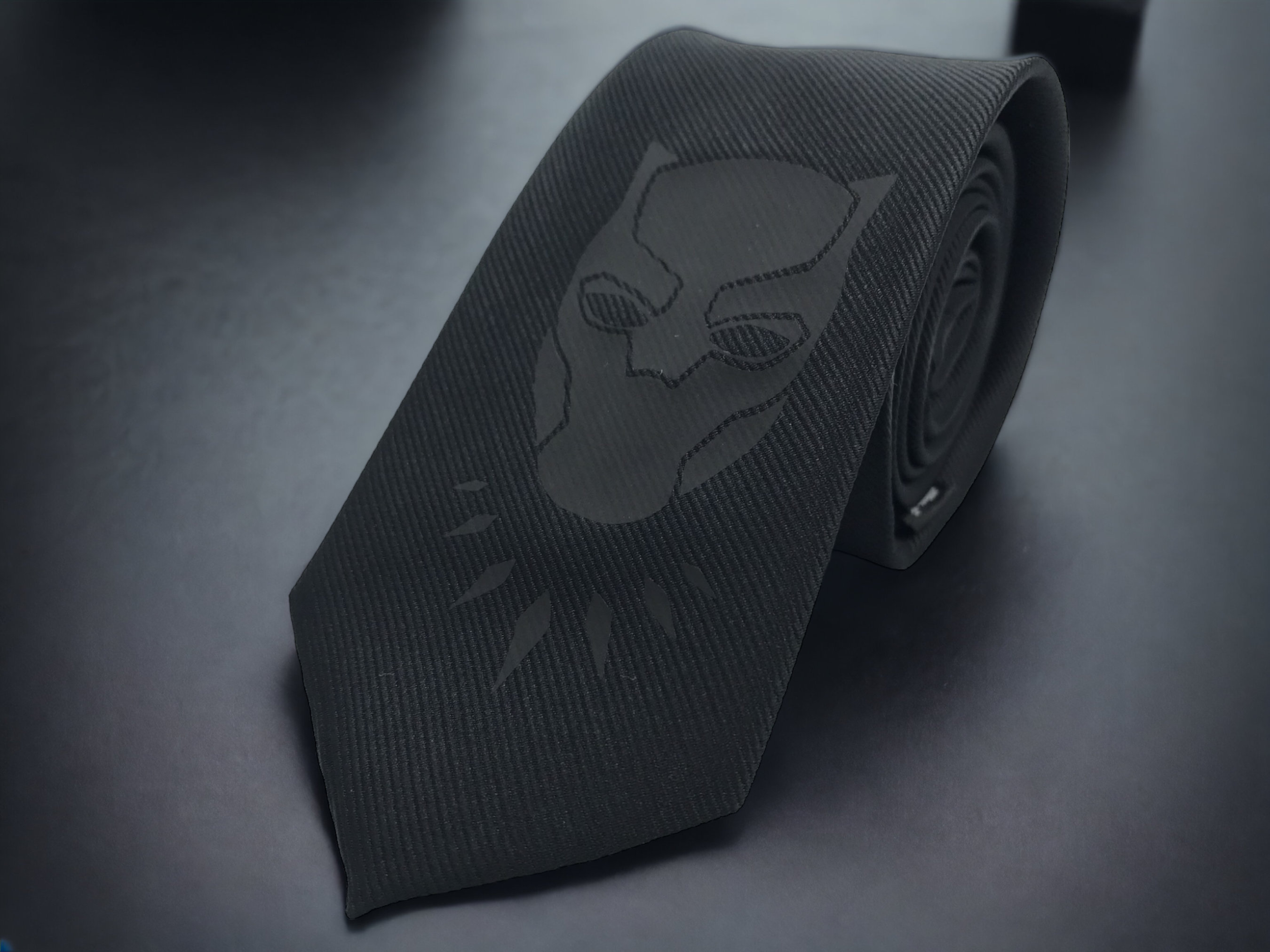 Black Panther Silk Slim Tie – Marvel Superhero Necktie - Etsy