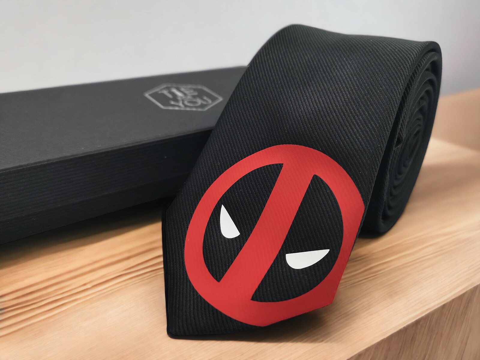 Deadpool Silk Slim Tie - Marvel Special Edition - Etsy