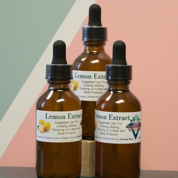 Lemon Extract - Etsy