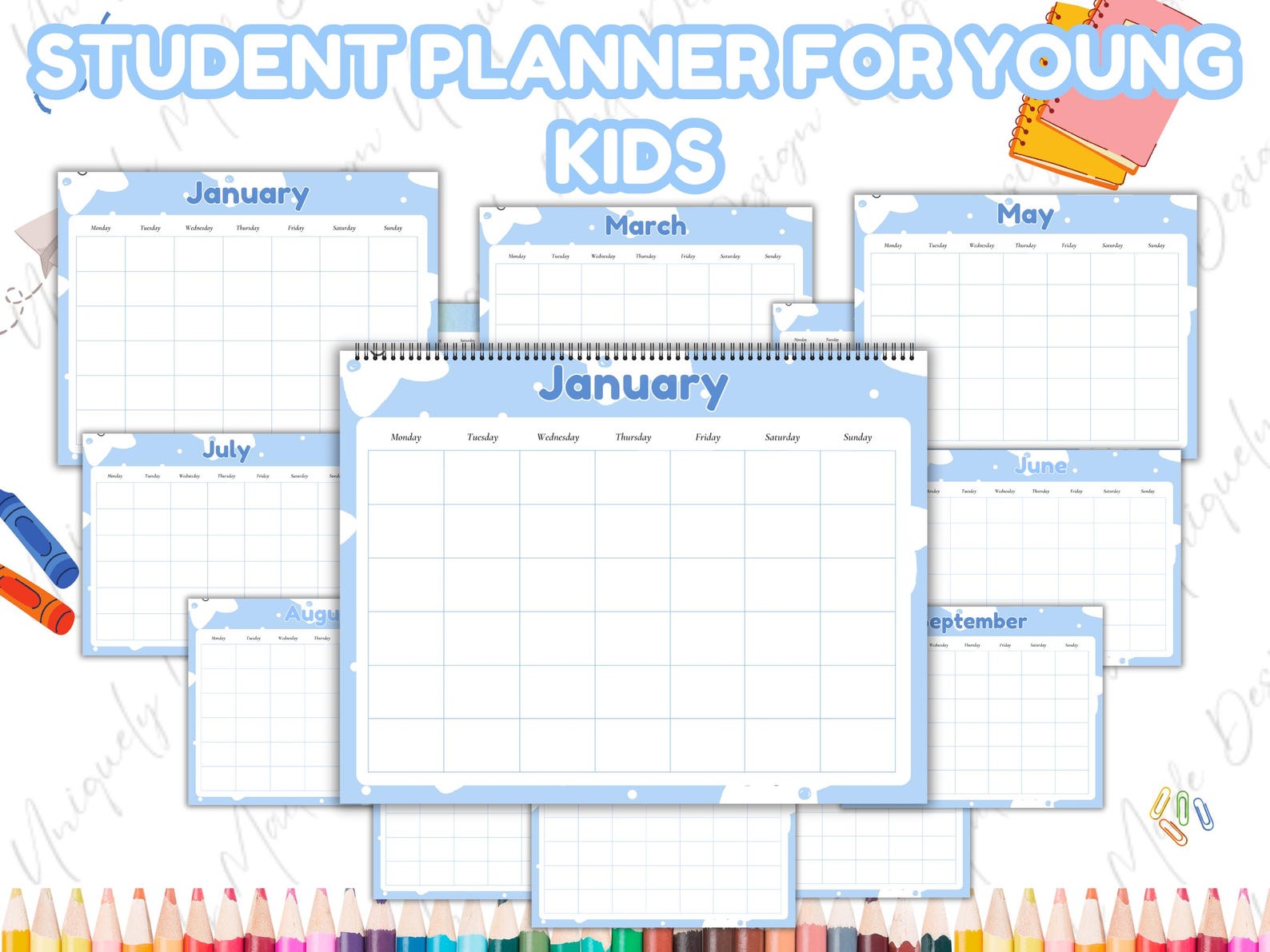Back to School Printable, Planner Bundle, Back to School, Back to ...