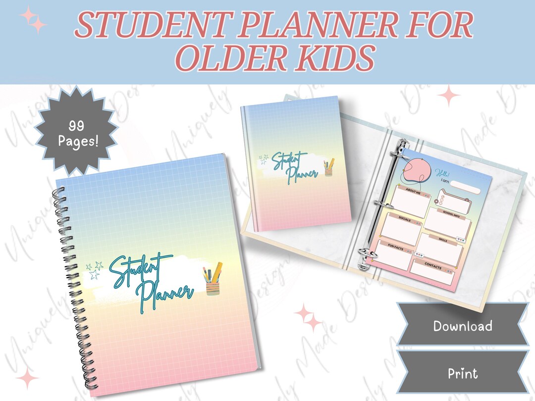 Back to School Printable, Planner Bundle, Back to School, Back to ...