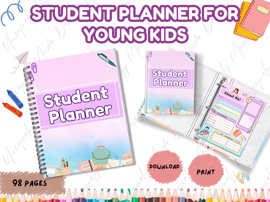 Back to School Printable, Planner Bundle, Back to School, Back to ...