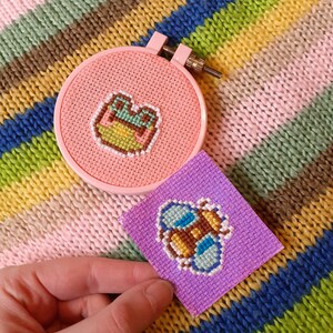 10 Mini Cross Stitch Patterns – Beginner Pixel Art Designs (PDF ...