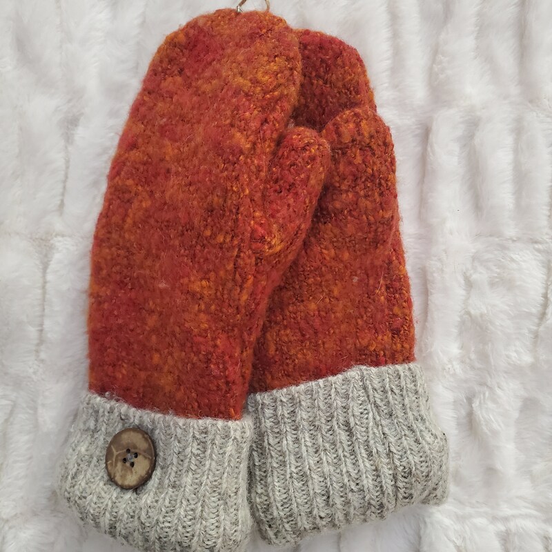 Recycled Wool Mittens - Etsy