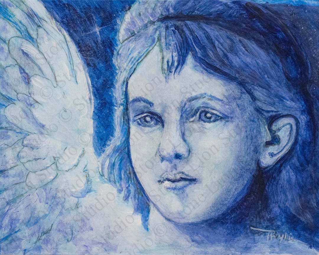 Starlight - Angel Artwork - Digital Download Fine Art Print Full ...